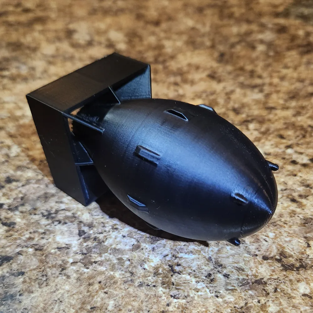 Fat Man Atomic Bomb by 3dPrintasticModels - MakerWorld