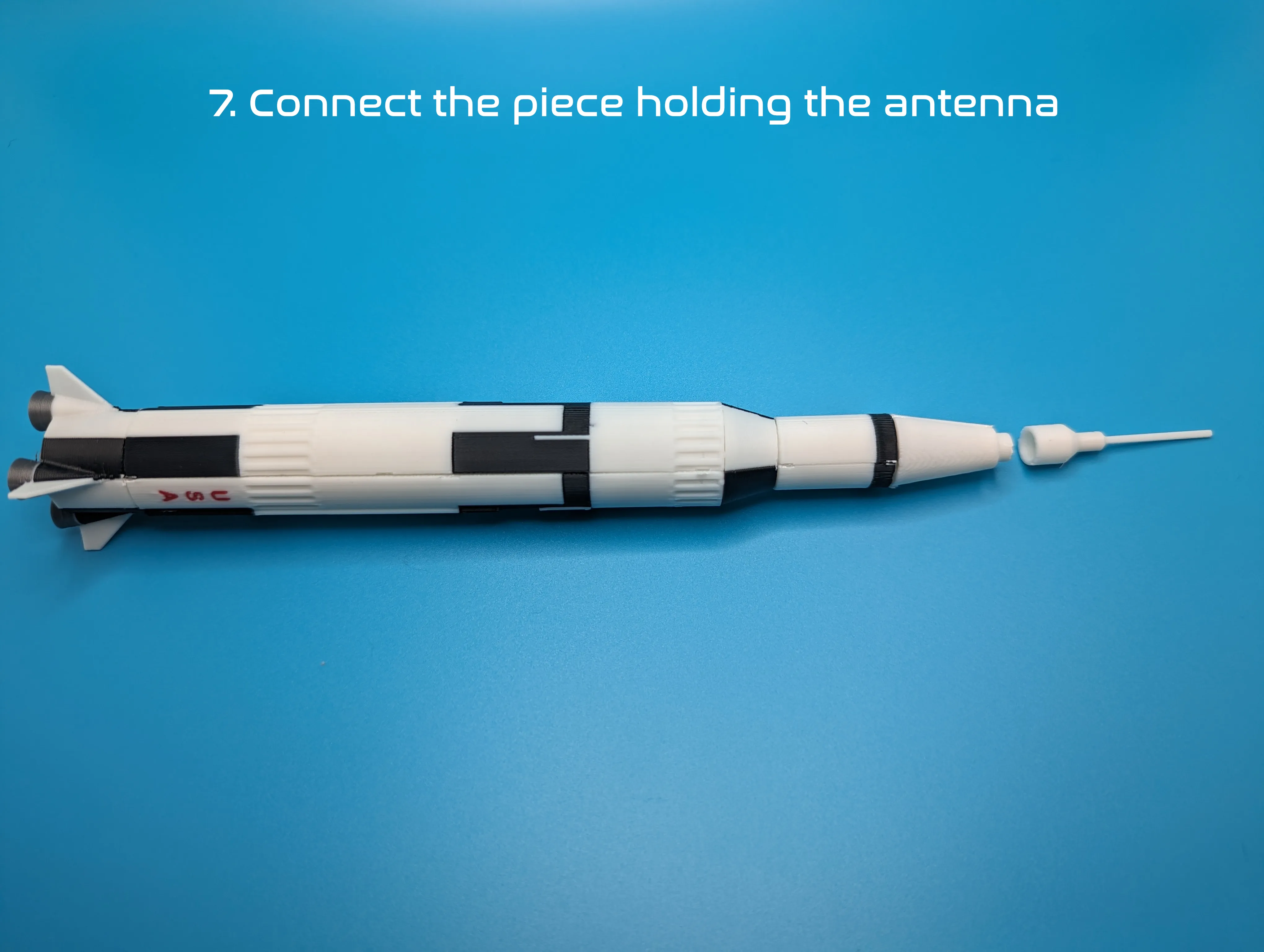 NASA Saturn V Kit Card - Free 3D Print Model - MakerWorld