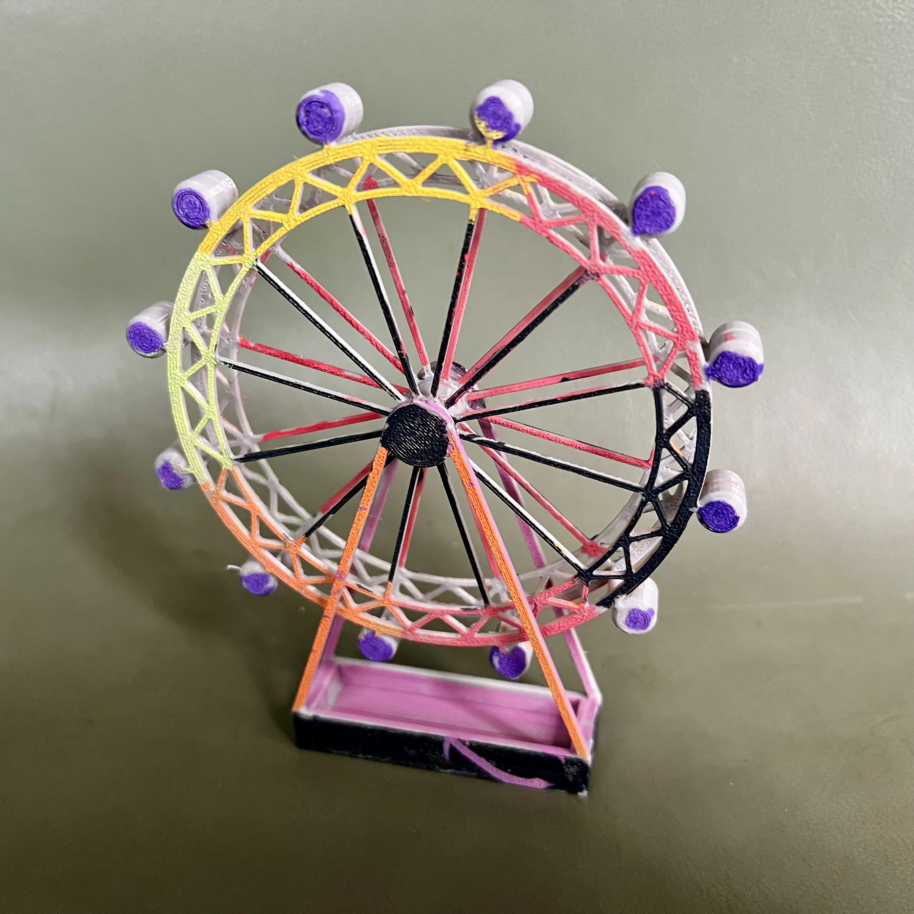 Kit card - ferris wheel flyer - Free 3D Print Model - MakerWorld