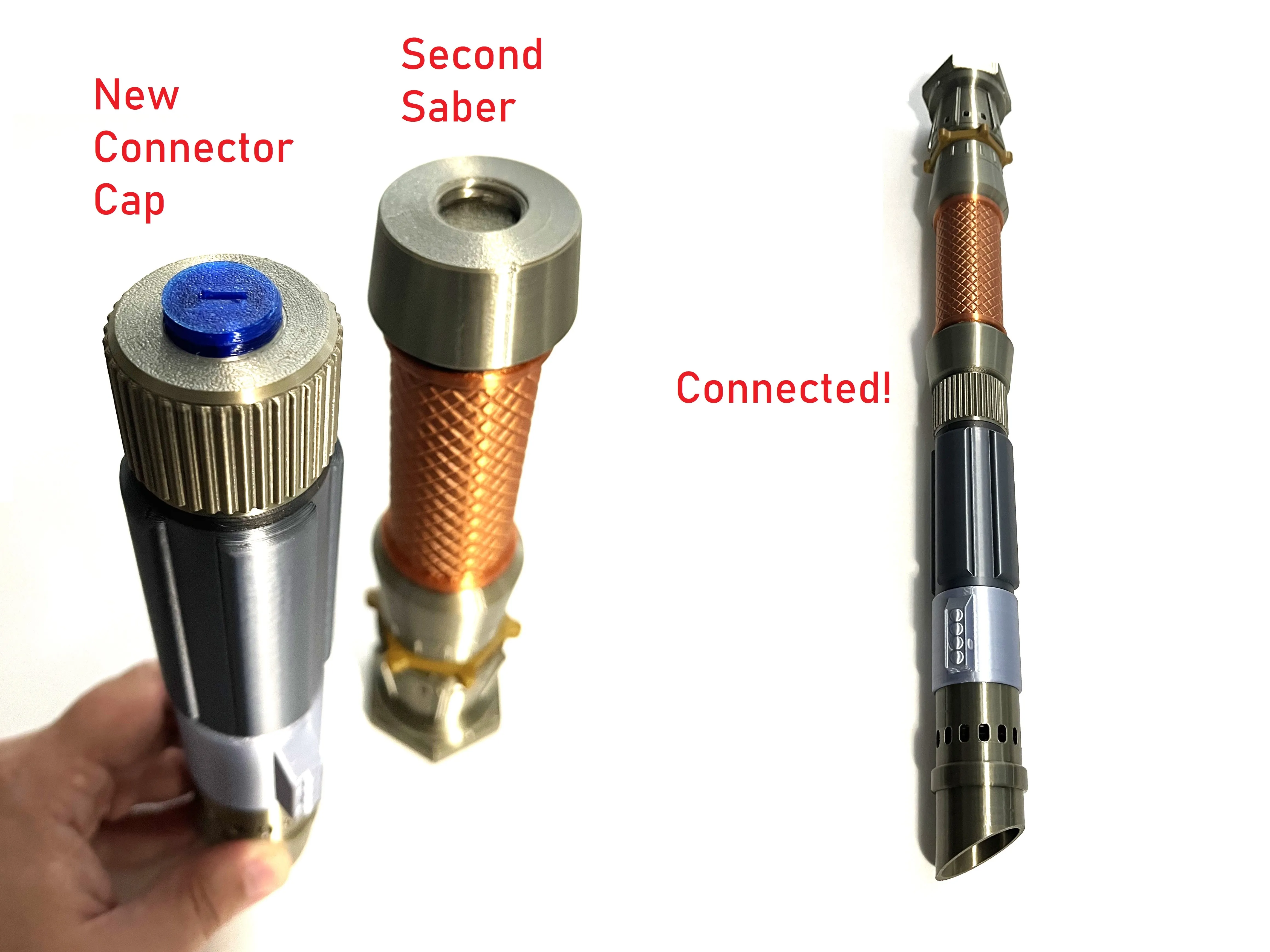 Modular Collapsible Saber 1 (with light cap) by bill.m.davis MakerWorld ...