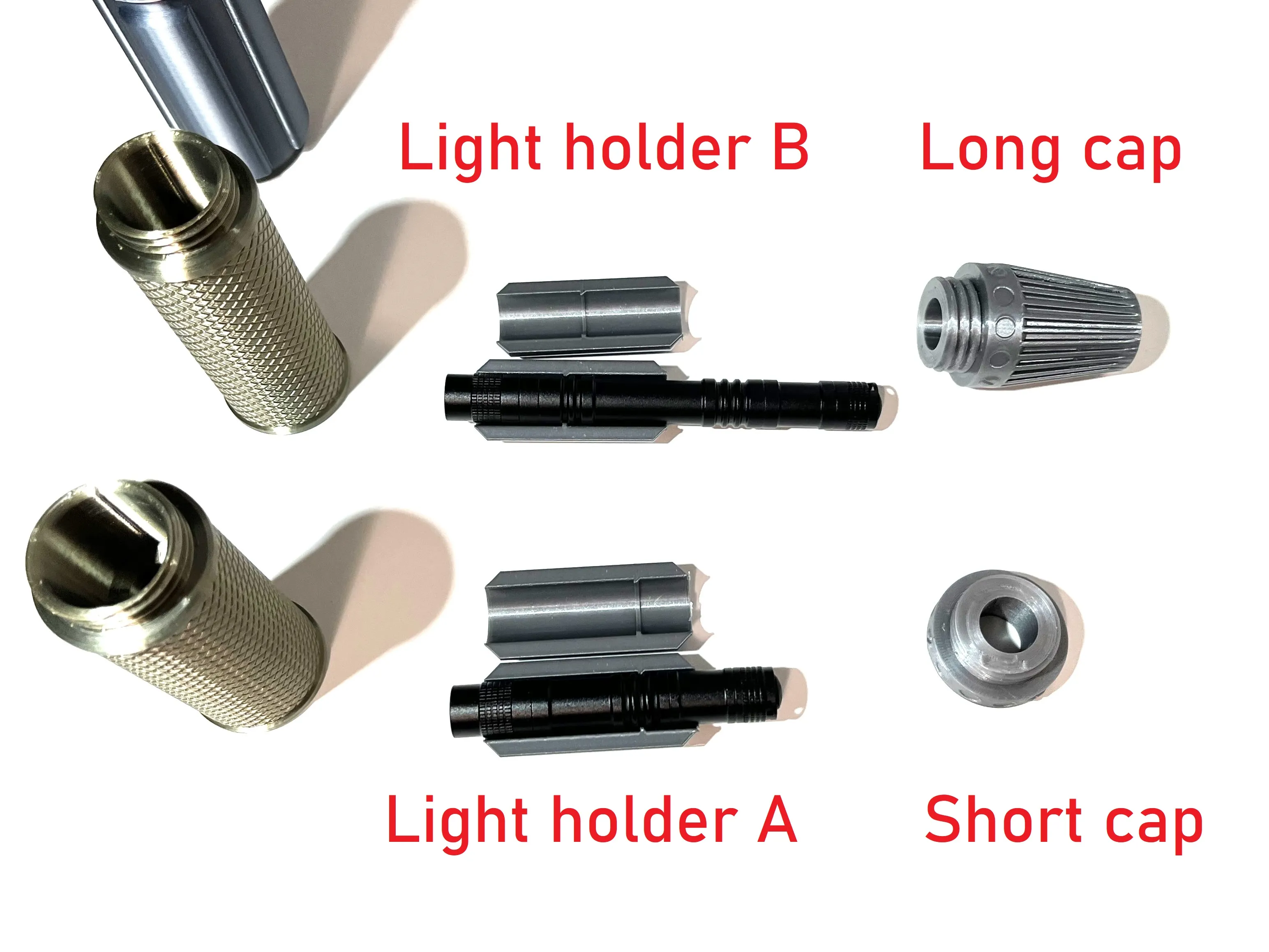 Modular Collapsible Saber 1 (with light cap) by bill.m.davis MakerWorld: Download Free 3D Models