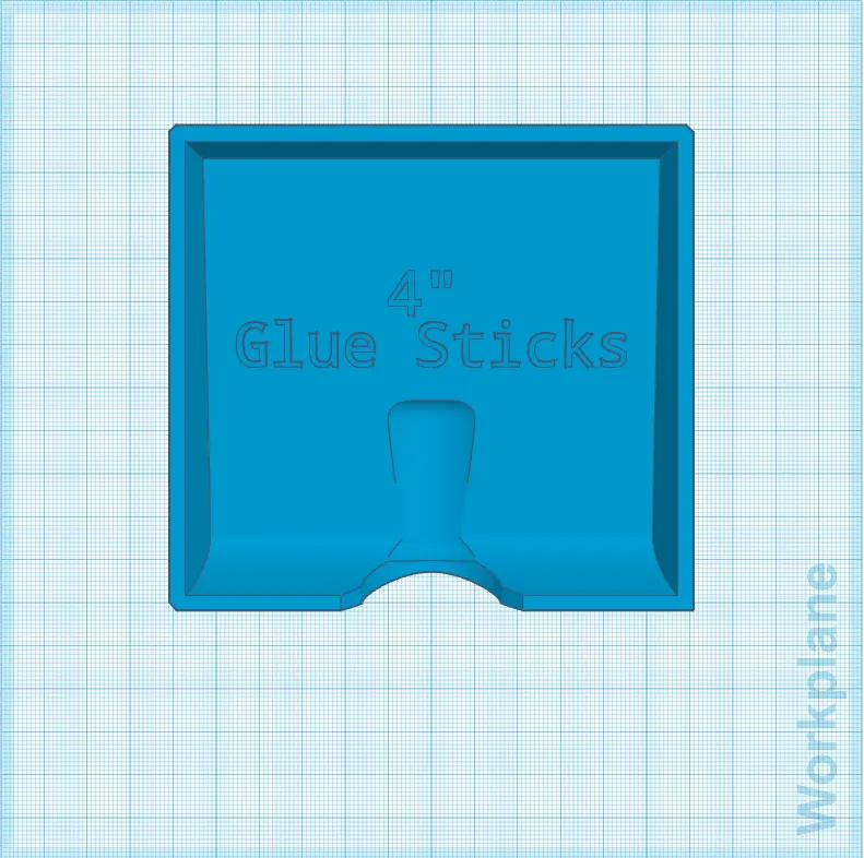 Simple 4" Glue Stick Holder by Luke - MakerWorld