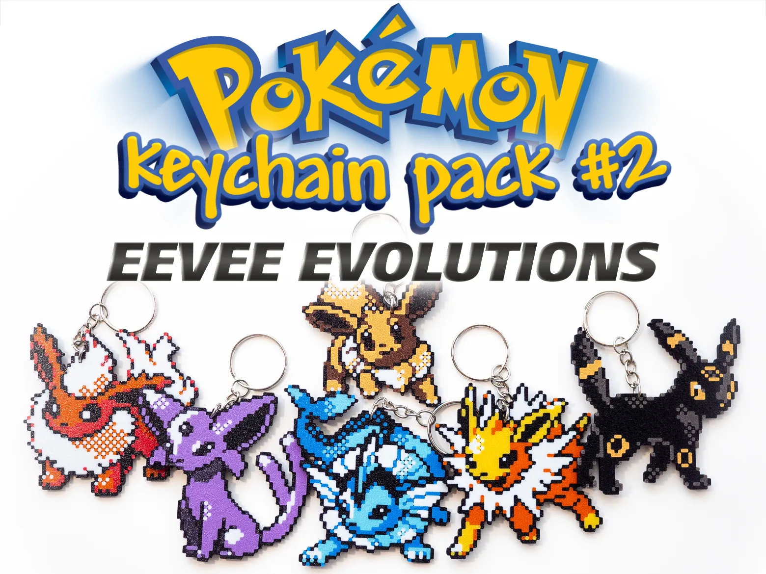 Pokemon Keychain Pack #5 - Cubone, Onix, Magikarp by Powerpill.prints ...