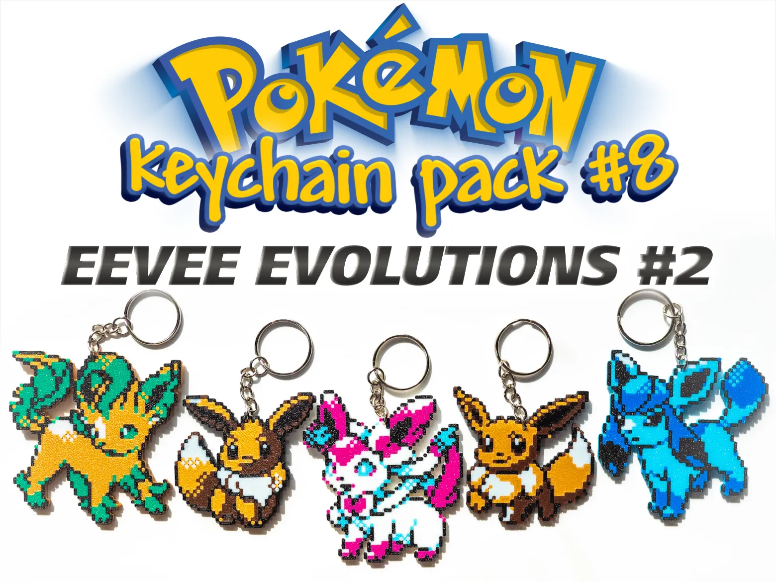 Pokemon Keychain Pack #5 - Cubone, Onix, Magikarp by Powerpill.prints ...
