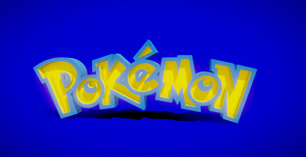 Pokemon logo 3d printing Remixed by LogoMaker - MakerWorld