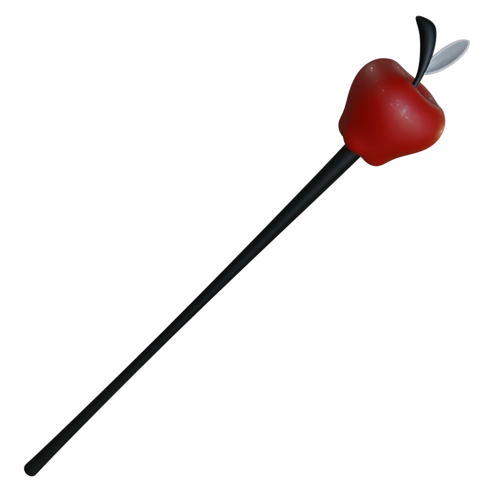 hazbin hotel lucifer apple cane by genjicreeper - MakerWorld