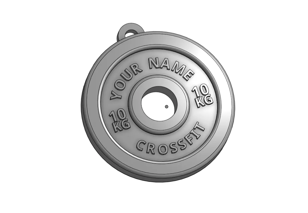 Weight Plate Disk Gym Crossfit - Disco de pesas - Free 3D Print Model ...