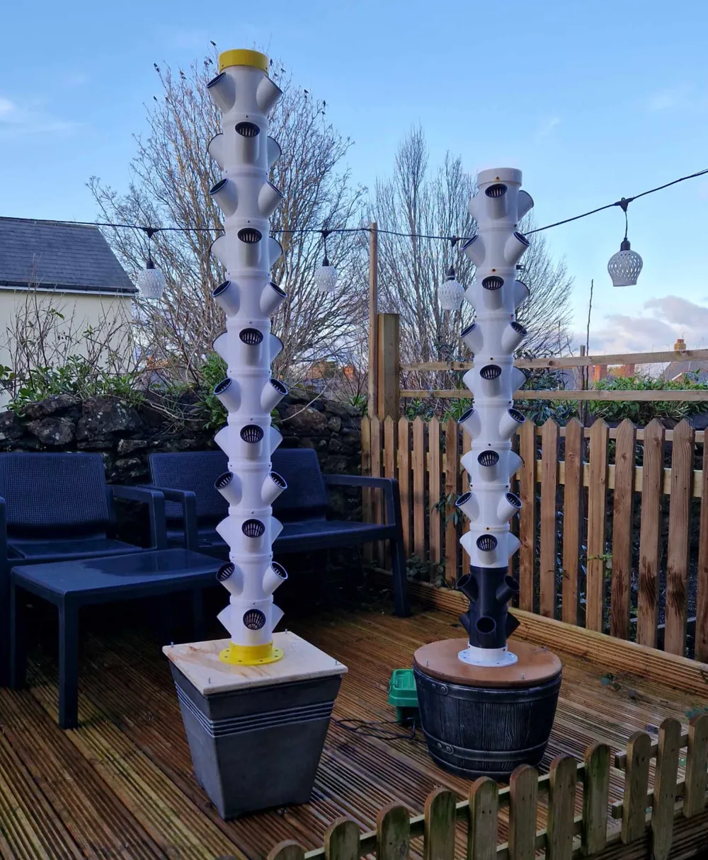 Modular Hydroponics Tower by Martin - MakerWorld