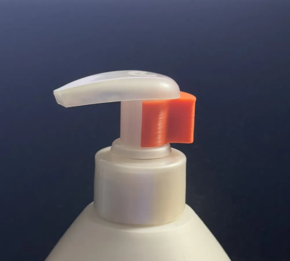 Lotion Pump Clip Lock by emanespino - MakerWorld