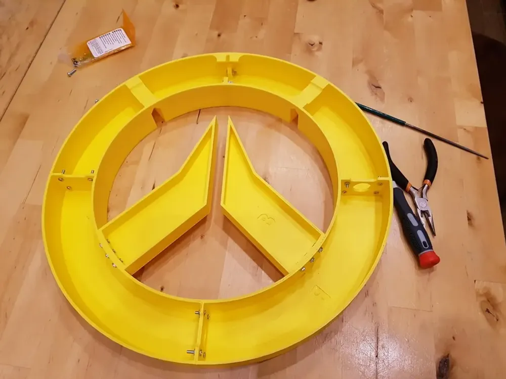 OverWatch Logo 40x40 multi parts by Mp3DPT - MakerWorld