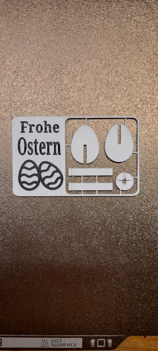 Frohe Ostern Karte by Usak_1 - MakerWorld