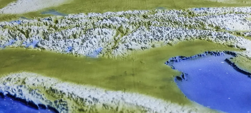 3D Terrain Topographical map of Alps by o.rasek - MakerWorld