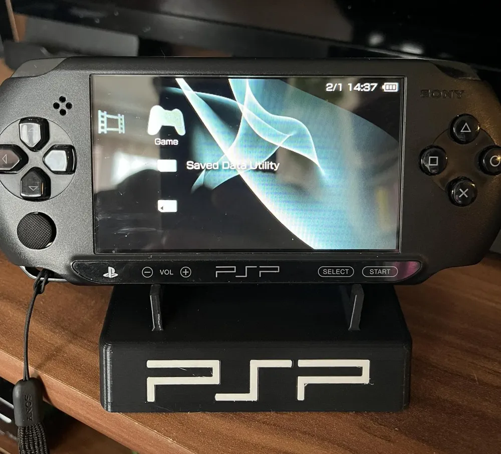 Stand, holder for Sony PSP, Playstation portable by Ainon3Dprint ...