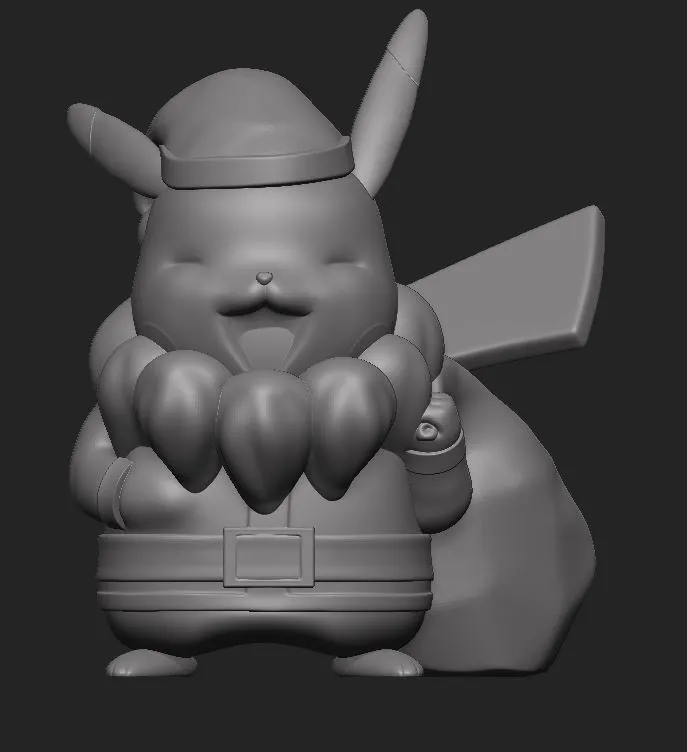 SANTA PIKACHU by Denzovirus - MakerWorld