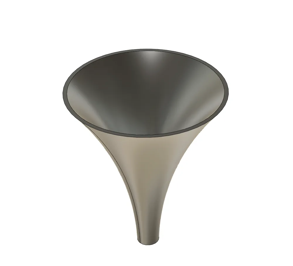 Basic Funnel 95mm to 10mm by Jacob El Ingeniero - MakerWorld