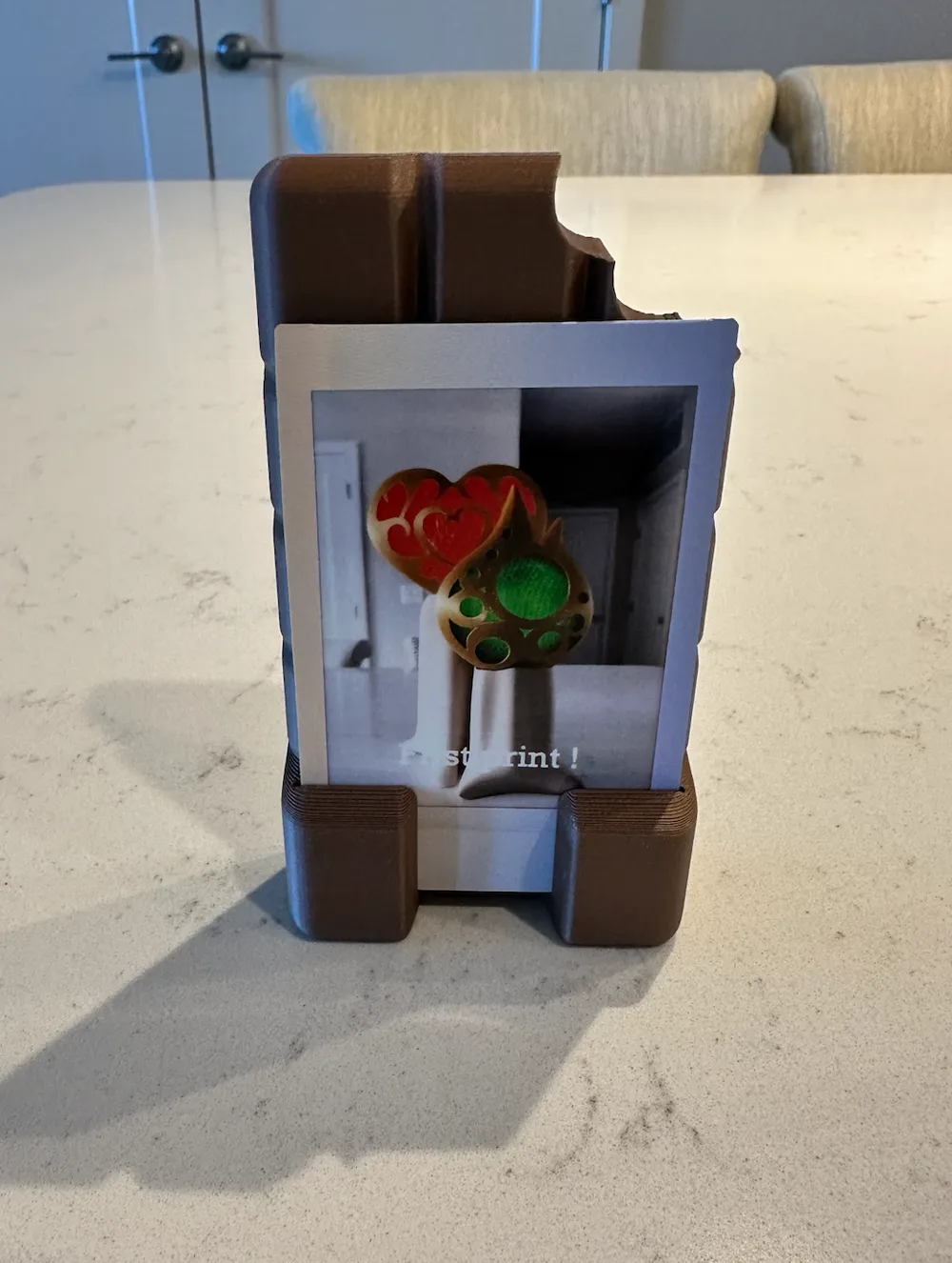 Instax Polaroid Chocolate Bar Stand by mirosbuzolic - MakerWorld