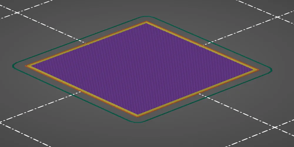 Simple Z-Height (First Layer Calibration) sqaure by Foxytisy - MakerWorld