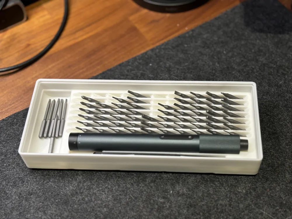 Gridfinity Xiaomi Electric Precision Screwdriver (70 Bits) Remixed by ...