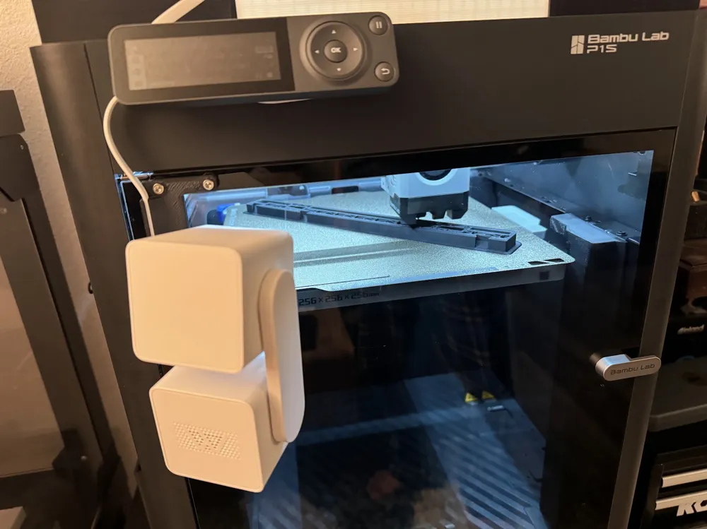 Wyze Cam Pan V3 front glass door mount for Bambu P1S/X1C Remixed by ...