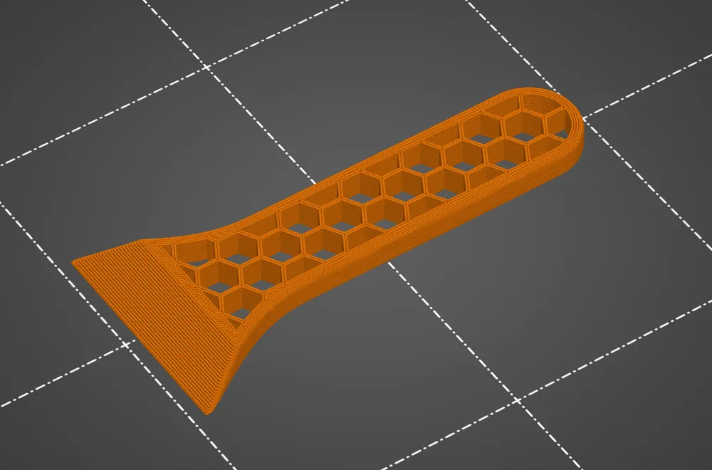 Mini Hex Printbed Scraper (19min Print Time) by momonunu - MakerWorld