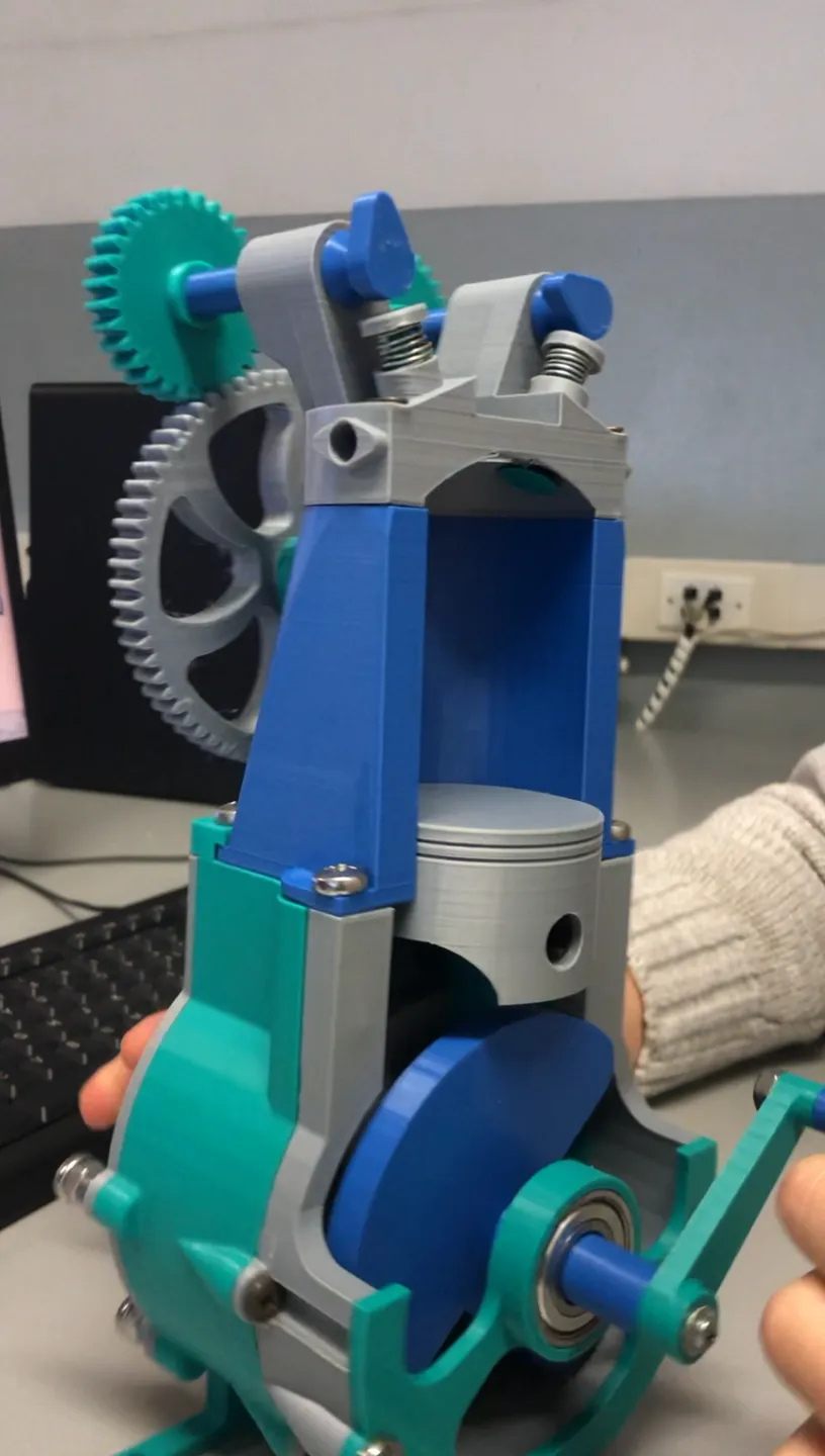 4-stroke engine model by simmi's workshop - MakerWorld