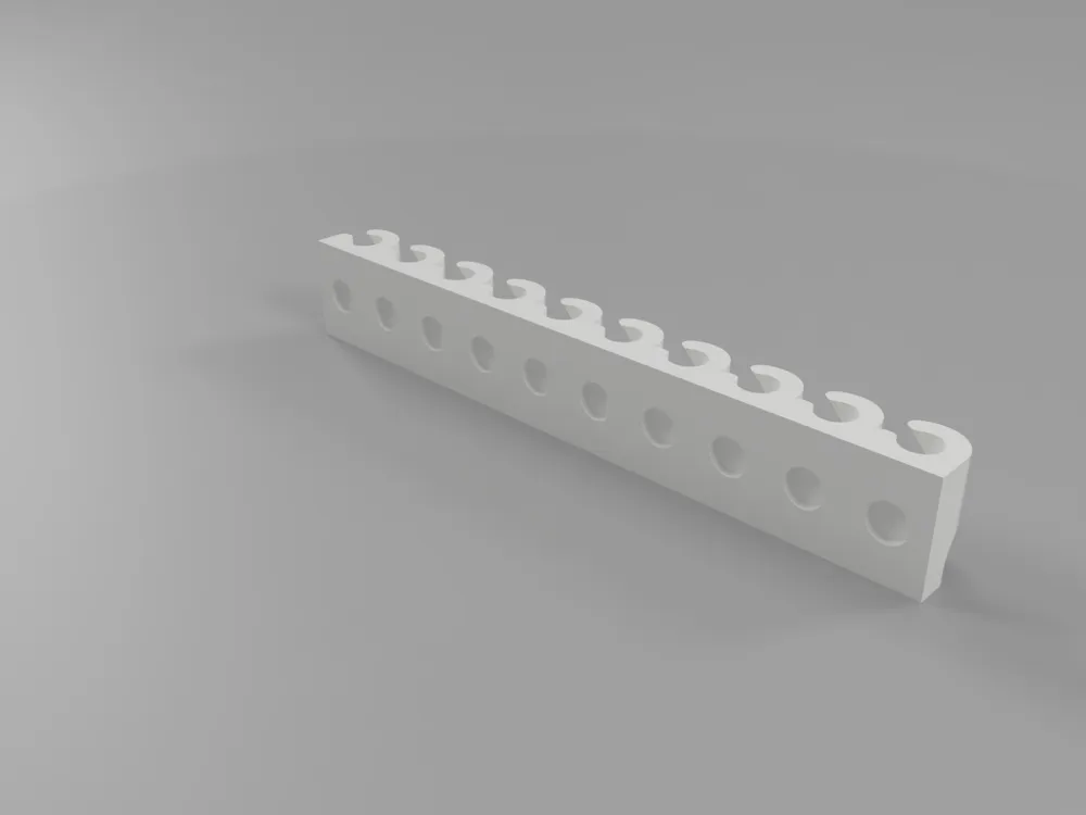 Sleek, 3D printed cable holder by GreenBit - MakerWorld