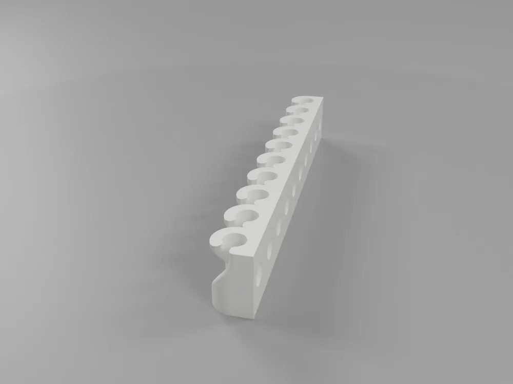 Sleek, 3D printed cable holder by GreenBit - MakerWorld