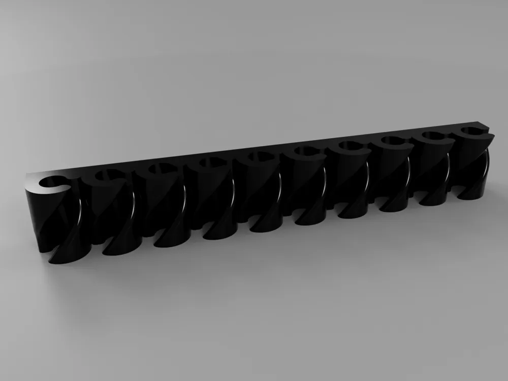 Sleek, 3D printed cable holder by GreenBit - MakerWorld