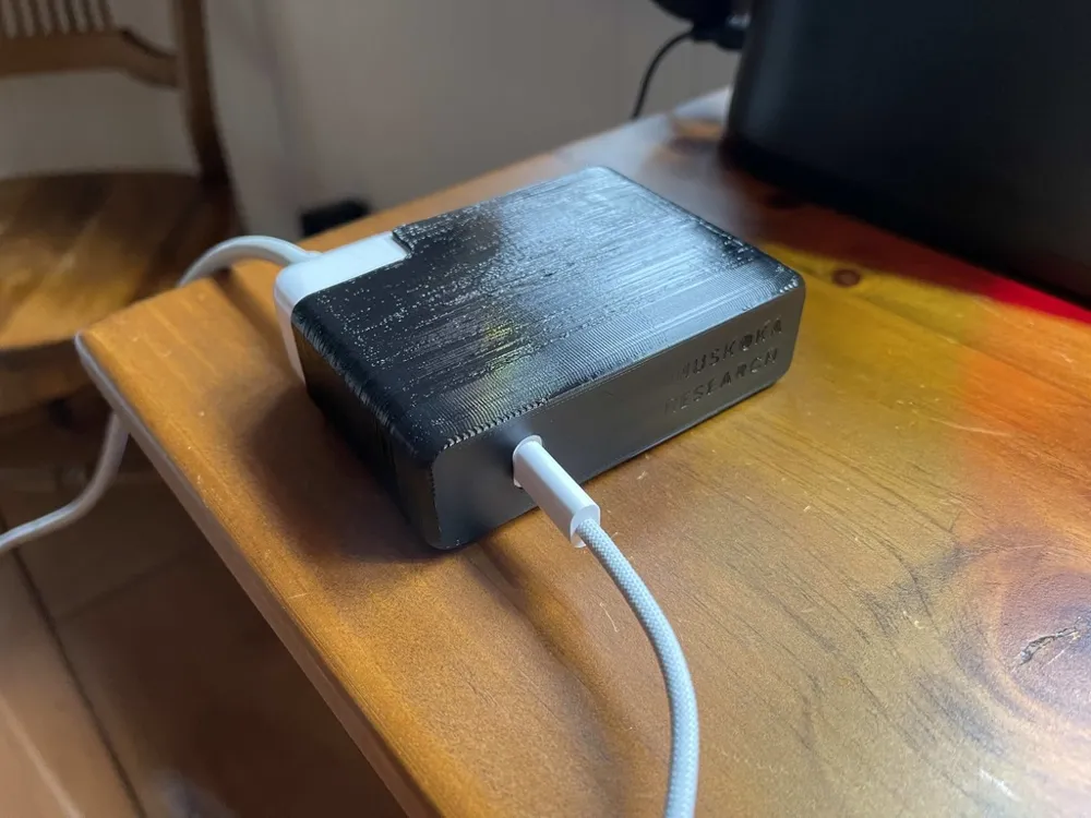 Macbook Pro 140w Power Adapter Case by Muskoka Research - MakerWorld