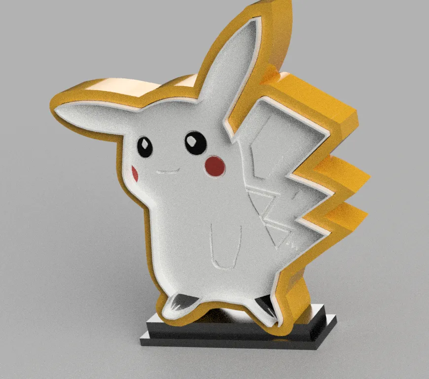 Pikachu Lamp by AnTuAn - MakerWorld