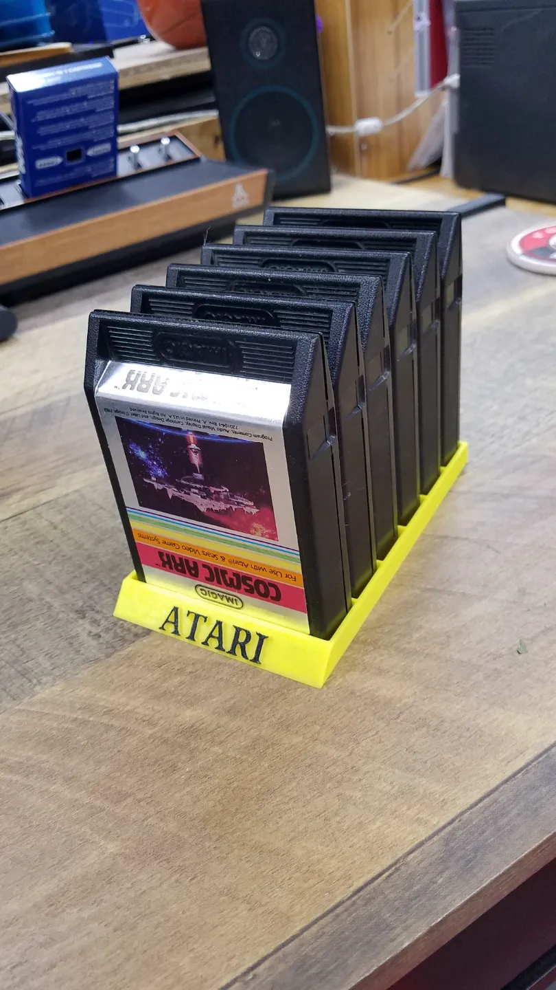 Atari 2600 Game Holder by DrCritt MakerWorld: Download Free 3D Models