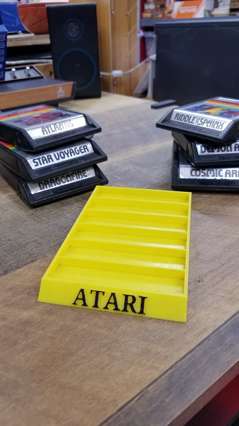 Atari 2600 Game Holder by DrCritt MakerWorld: Download Free 3D Models