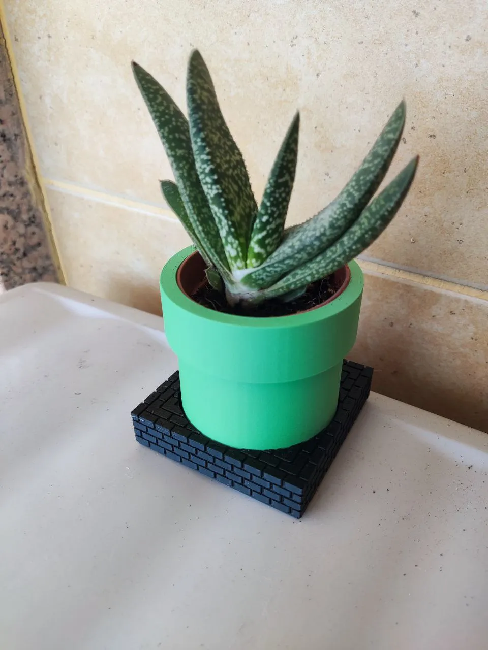 Super mario tube vase by FrancescoM - MakerWorld