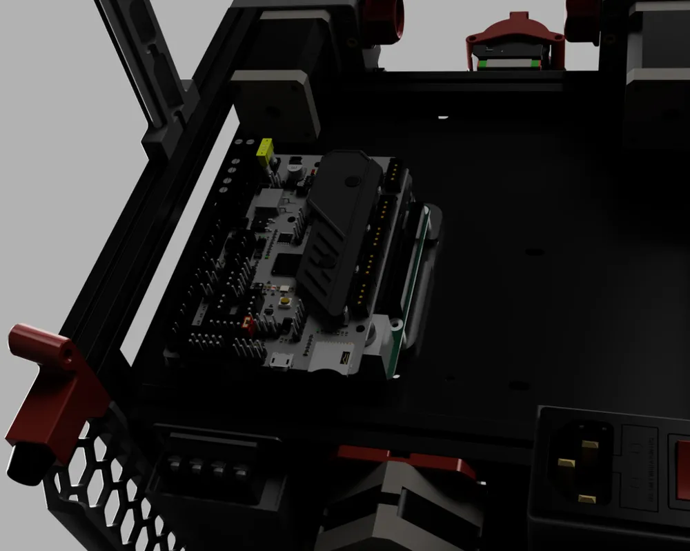 BTT E3 V3 and PI 3B stack mounting on Voron 0.1 by Breexly - MakerWorld