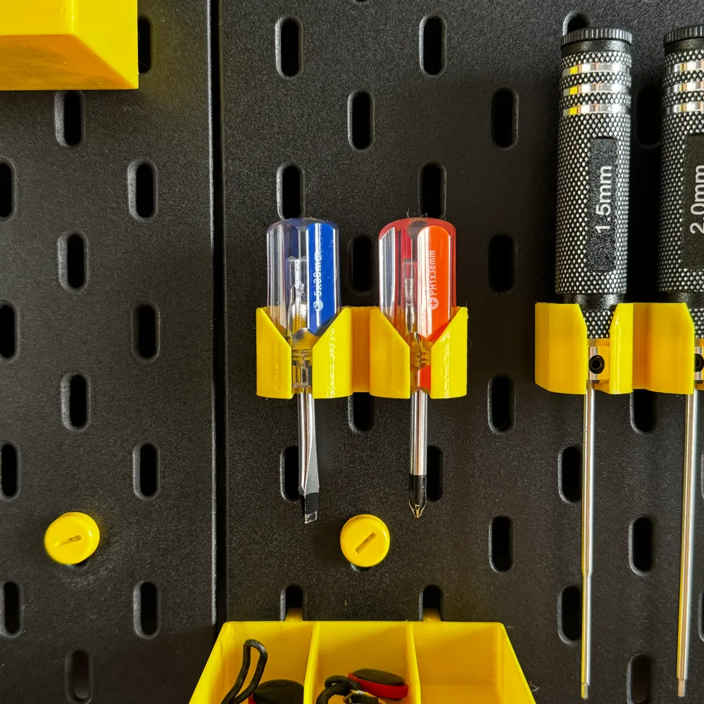 Ikea Skadis Stubby Screwdrivers holder by pietrorizzato - MakerWorld