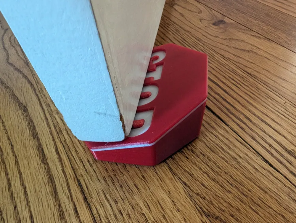 Stop Sign Door Stop by Fantastic Plastic Person - MakerWorld