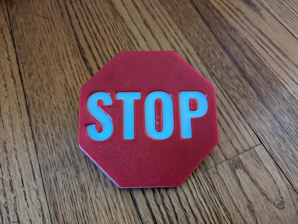 Stop Sign Door Stop by Fantastic Plastic Person - MakerWorld