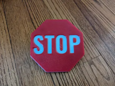 Stop Sign Door Stop by Fantastic Plastic Person - MakerWorld