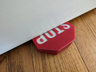 Stop Sign Door Stop by Fantastic Plastic Person - MakerWorld