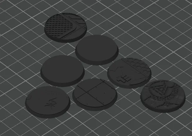 Warhammer 40k bases - 32mm by Underground Tabletop - MakerWorld