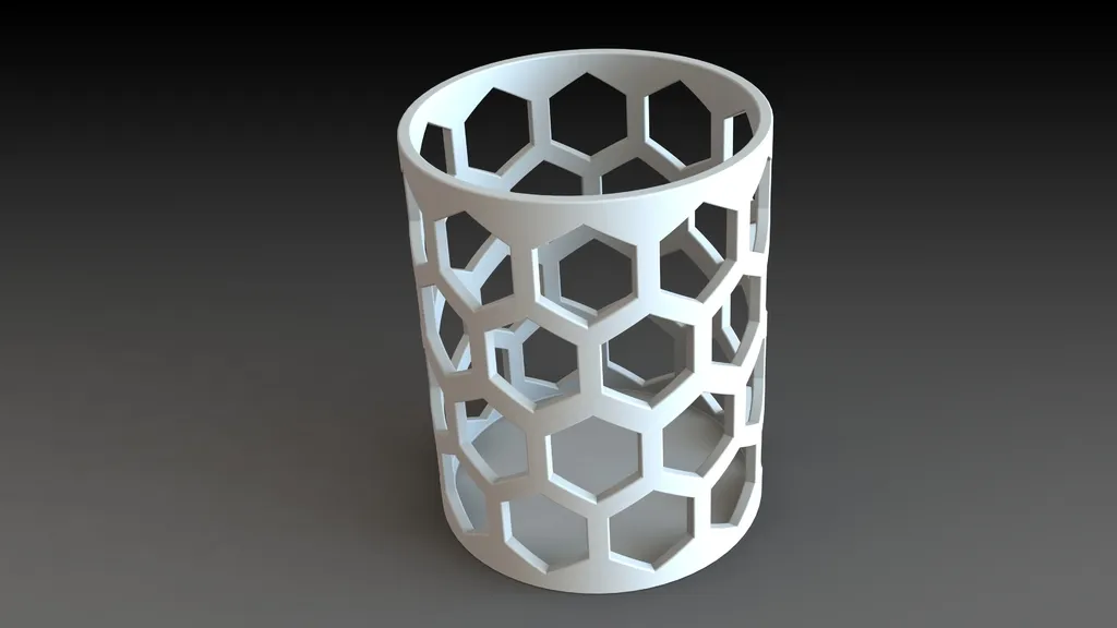Pencil Cup - Free 3D Print Model - MakerWorld
