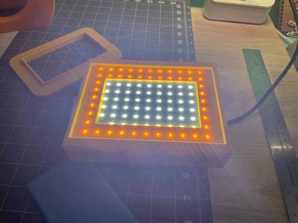 Lithophane LED panel Light Box by HighLatitude64.84 - MakerWorld