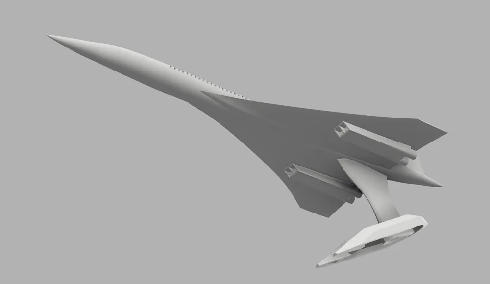 Concorde Model 1:200 scale by F Wolff - MakerWorld