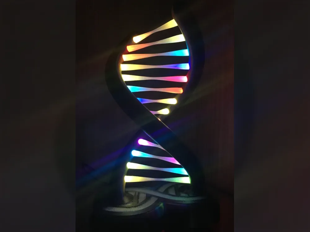 Remix du code Arduino pour la LAMPE ADN DOUBLE HÉLICE LED RGB Remixé ...