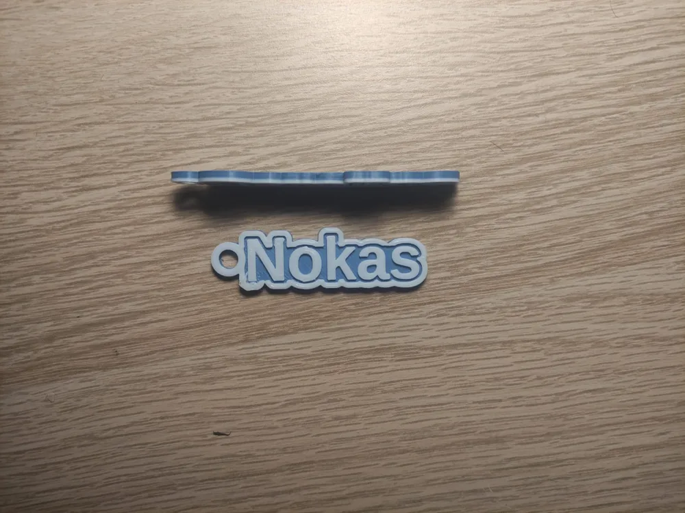 Name Tag Keychain (SCAD Costumizable) - Free 3D Print Model - MakerWorld