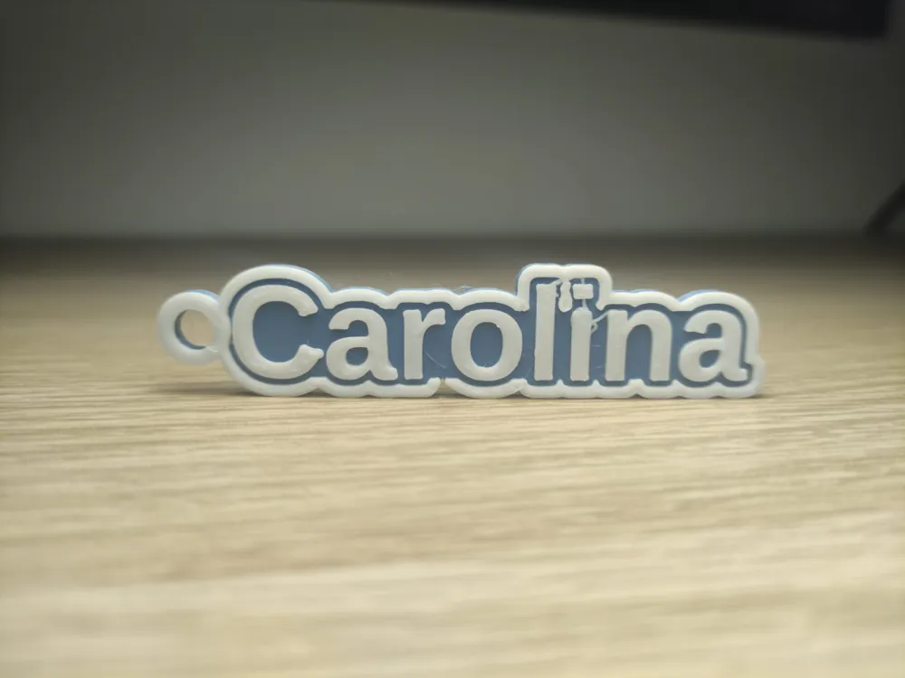 Name Tag Keychain (SCAD Costumizable) - Free 3D Print Model - MakerWorld