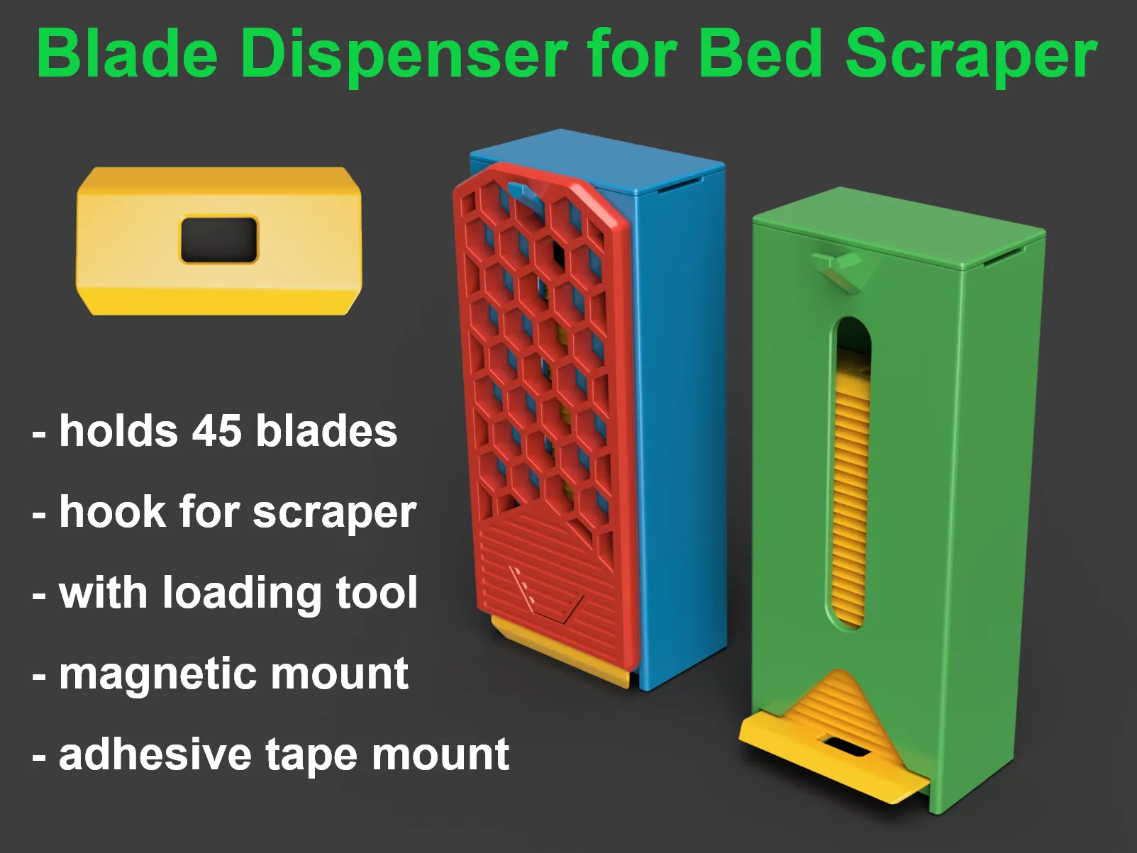 Optimized Bed Scraper by ThreeD-Michael MakerWorld: Download Free 3D Models