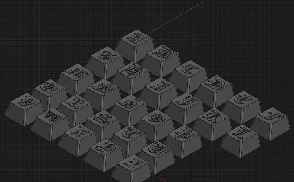 Death Note Keycaps by Lukillo - MakerWorld