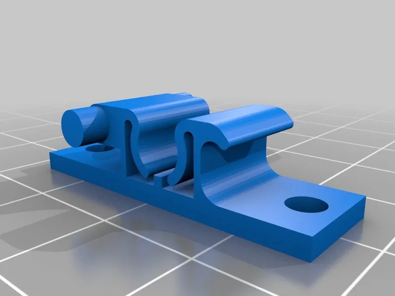 Heli Skid Clamp Mount by Sponge MakerWorld: Download Free 3D Models