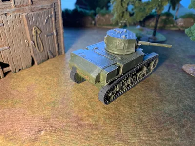 M3 Stuart light tank by Mo2408 - MakerWorld